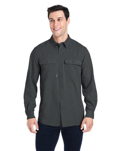 Dri Duck Men's Crossroad Woven Shirt | Charcoal – CheapesTees